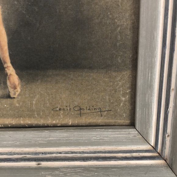 Cecil Golding | Art | Vintage Cecil Golding Signed Framed Ballet Print ...